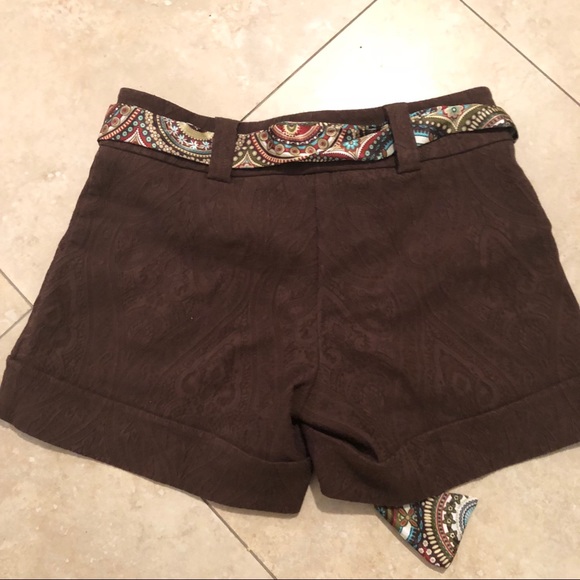 Cache | Shorts | Cache Brown Shorts Size 2 | Poshmark